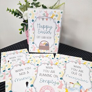 Easter Gift Card Book, 4x6 Easter Gift Card Holder, Birthday Gift for ...