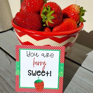 Have a Berry Sweet Summer Printable Gift Tags, You Are Berry Sweet Gift ...