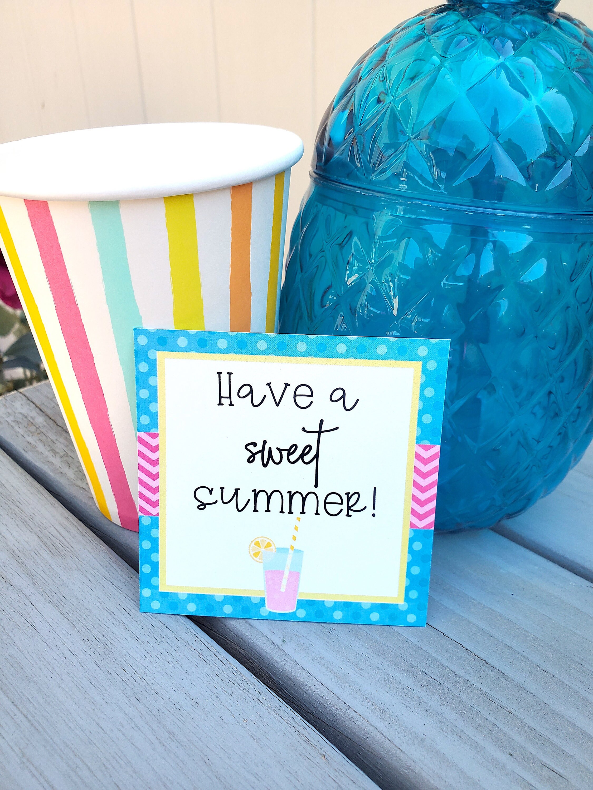 Have a Sweet Summer Printable Gift Tags-lemonade Gift Tags-summer Tags ...