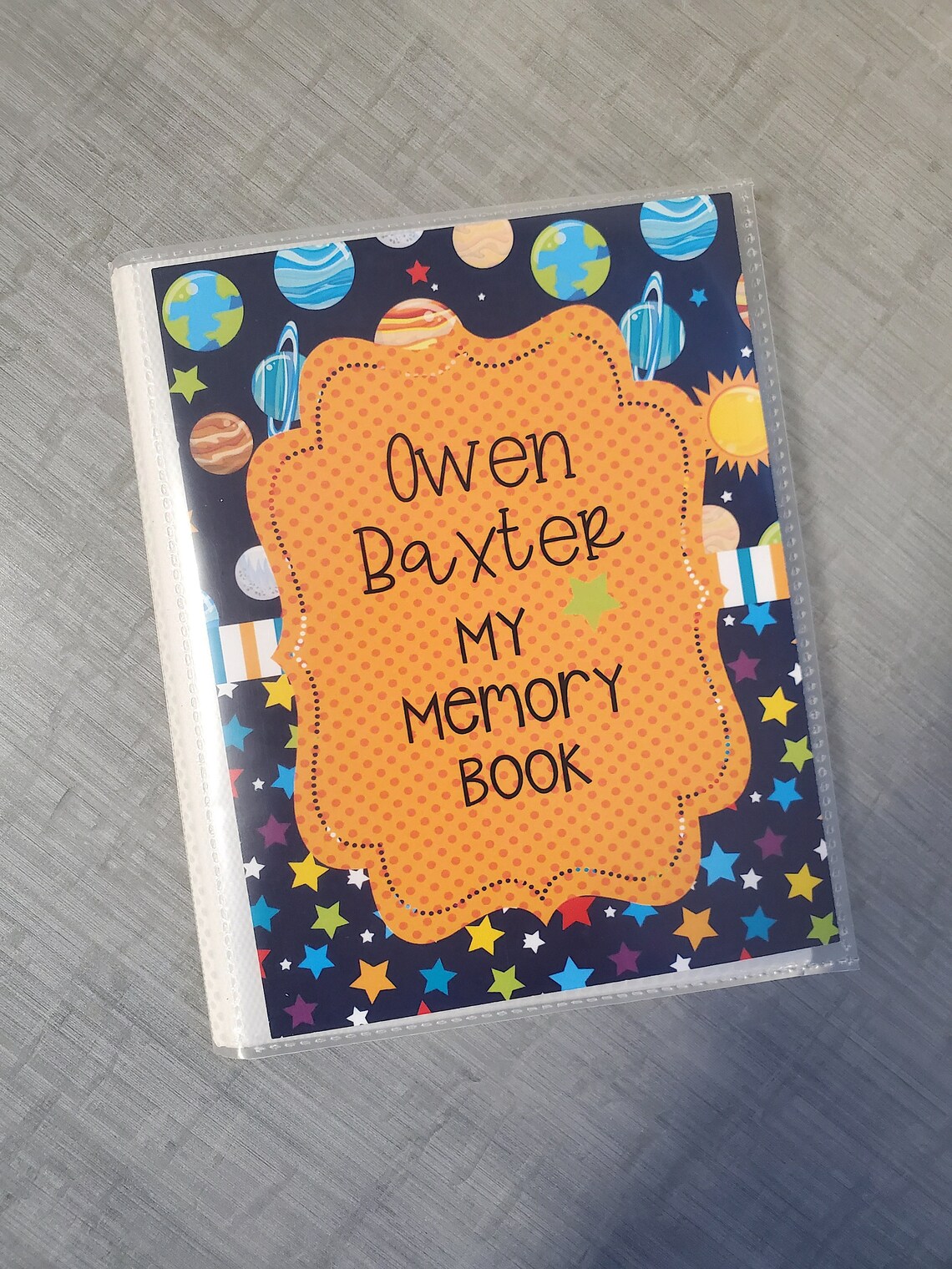 Planets Space Photo Album Boy Photo Book 4x6 5x7 8x10 - Etsy