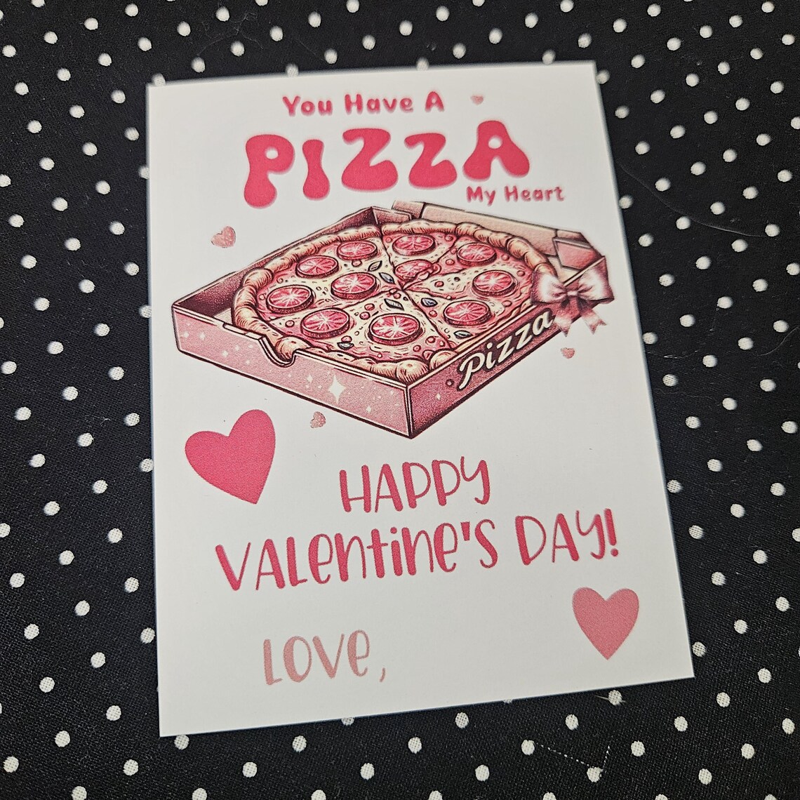 Printable Pizza Valentine’s Day Cards for Kids – Cute Classroom ...