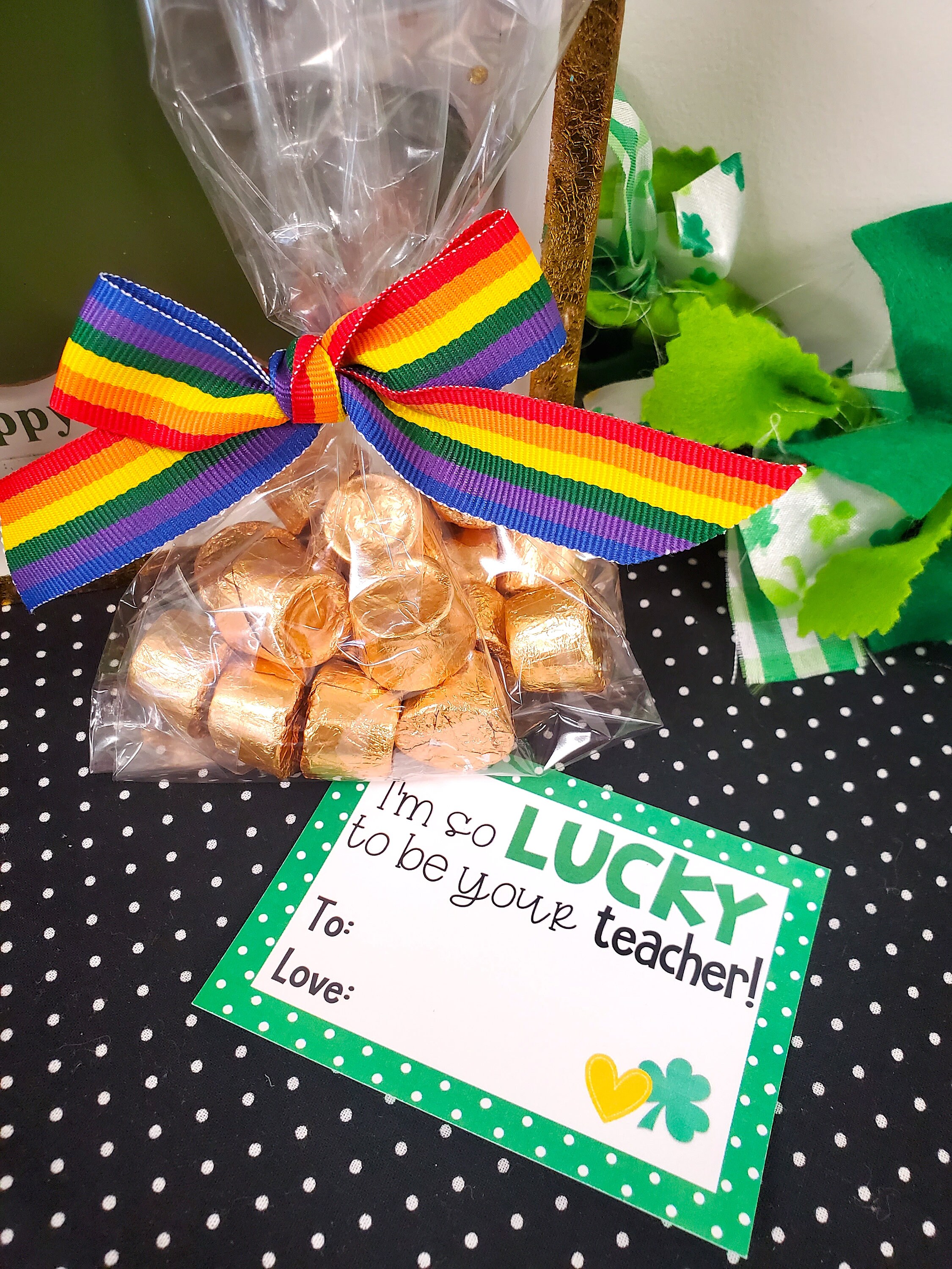 I'm so Lucky to Be Your Teacher Gift Tags, St. Patrick's Day Printable ...