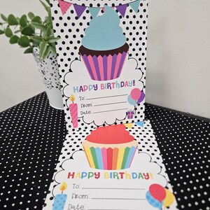 Kids Birthday Cards, Printable Birthday Cards for Students, 5x7 Cards ...