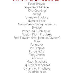 3rd Grade Math Worksheets, Math Bundle for 3rd Grade, 134 Pages, Math ...