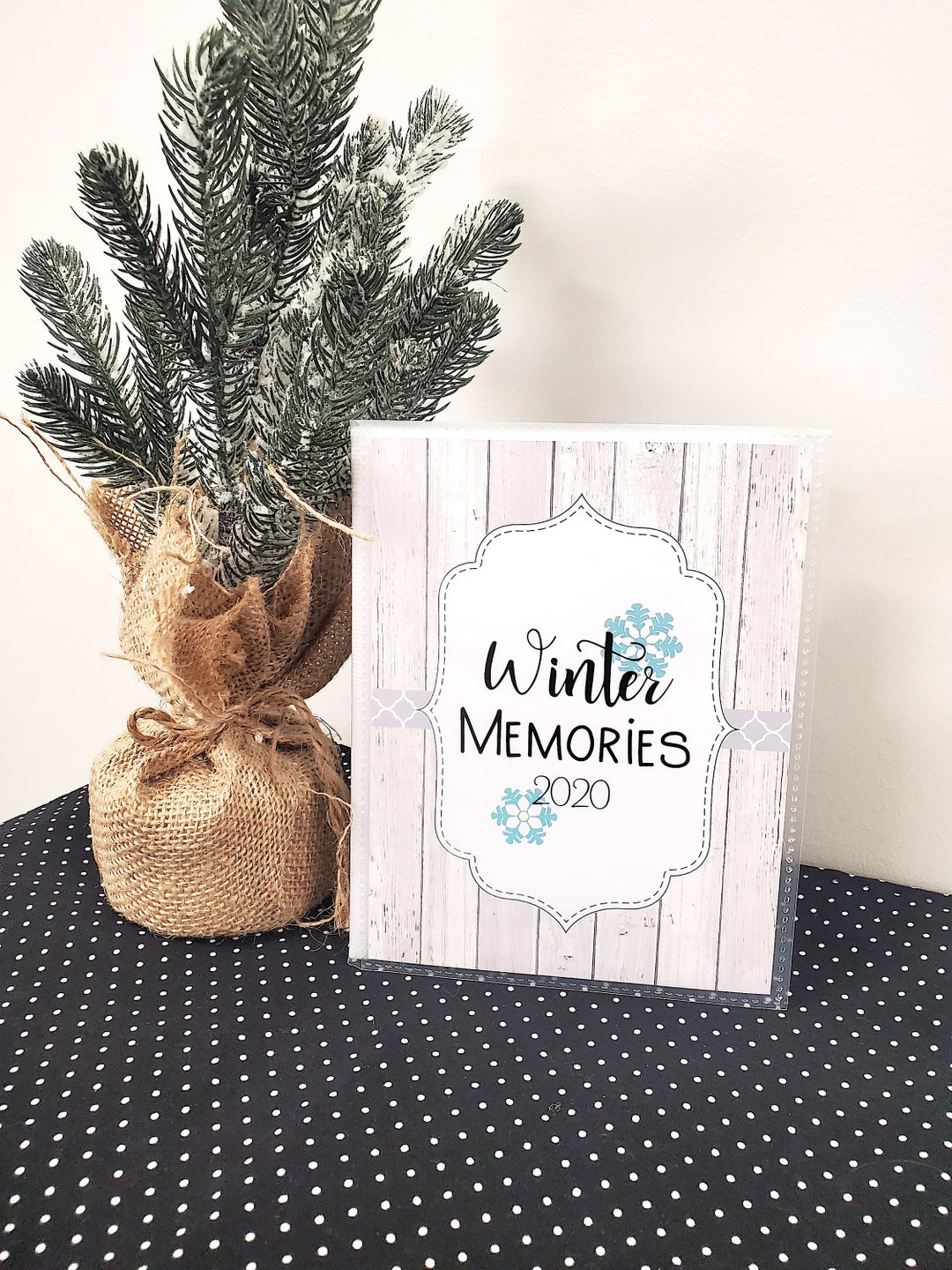 Winter Photo Album, 4x6 Memory Book, 5x7 Family Memory Book, 8x10 Photo ...