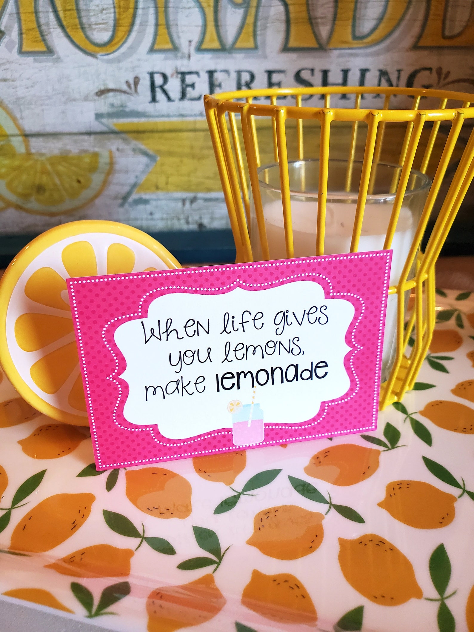 Pink Lemonade Printable Tags-summer Printables-pink - Etsy