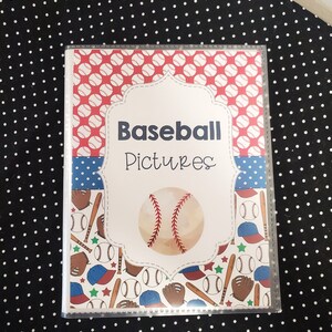 Baseball Photo Album, 4x6 Vinyl Photo Book, 5x7 Personalized Photo ...
