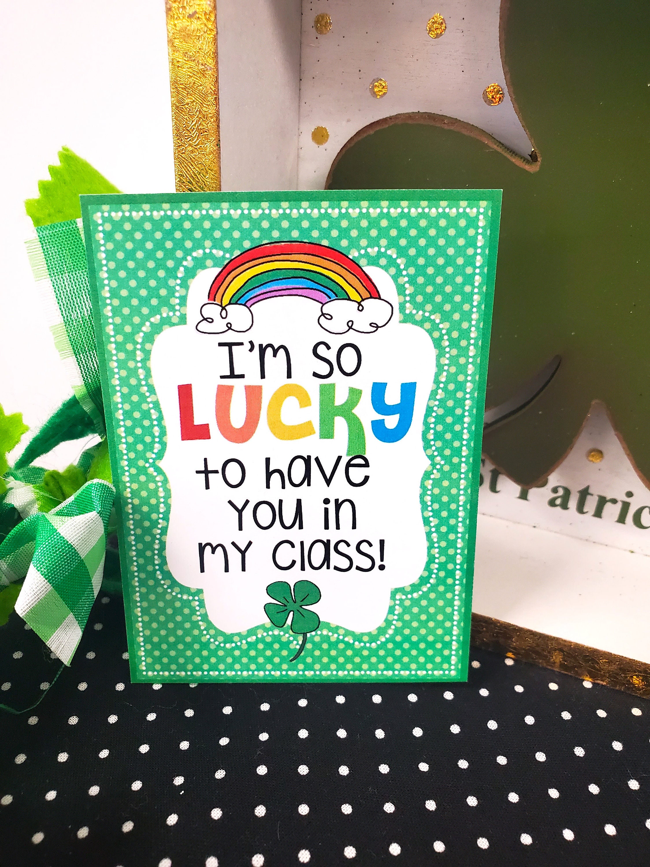 I'm so Lucky to Have You in My Class Gift Tags Printable | Etsy