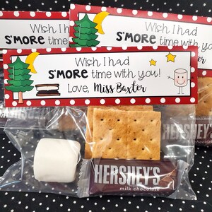 Bag Topper-s'mores Bag Topper-printable Candy Bag Topper-end of School ...