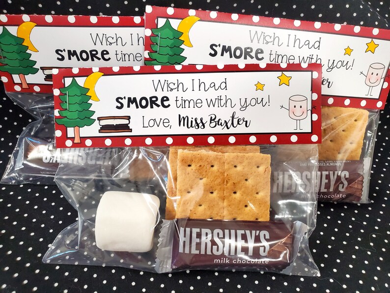 Bag Topper-s'mores Bag Topper-printable Candy Bag - Etsy