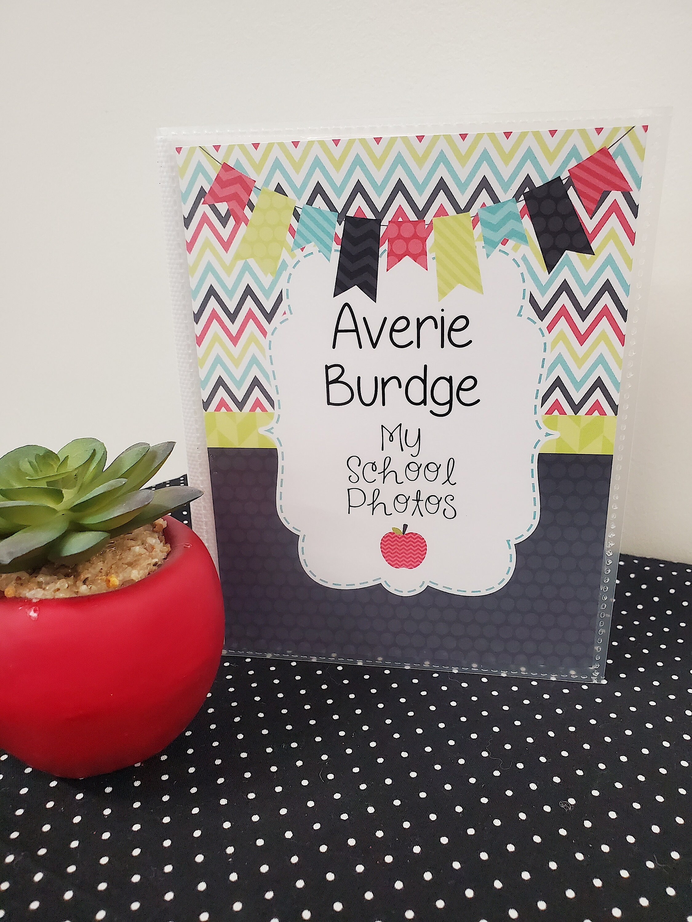 Kids School Photo Album 4x6 Vinyl Photo Book 48 Photos | Etsy