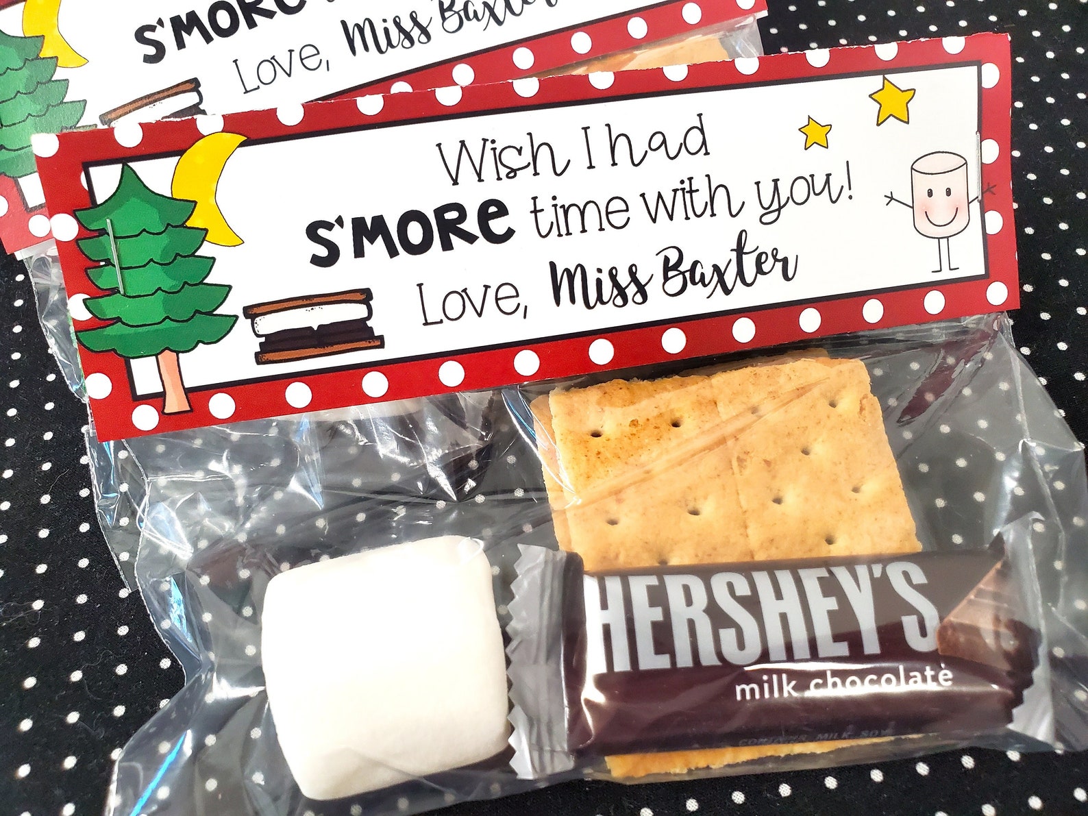 Bag Topper-s'mores Bag Topper-printable Candy Bag - Etsy