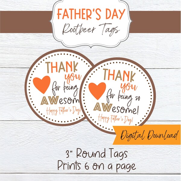 Fathers Day Tags - Etsy