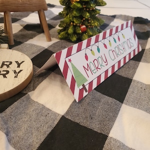 Christmas Bag Topper, Treat Topper, Merry Christmas Tag, Holiday Tags ...