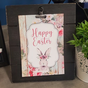 Happy Easter Printable Signs, 8x10, 5x7, 4x6, Easter Signs, Easter ...