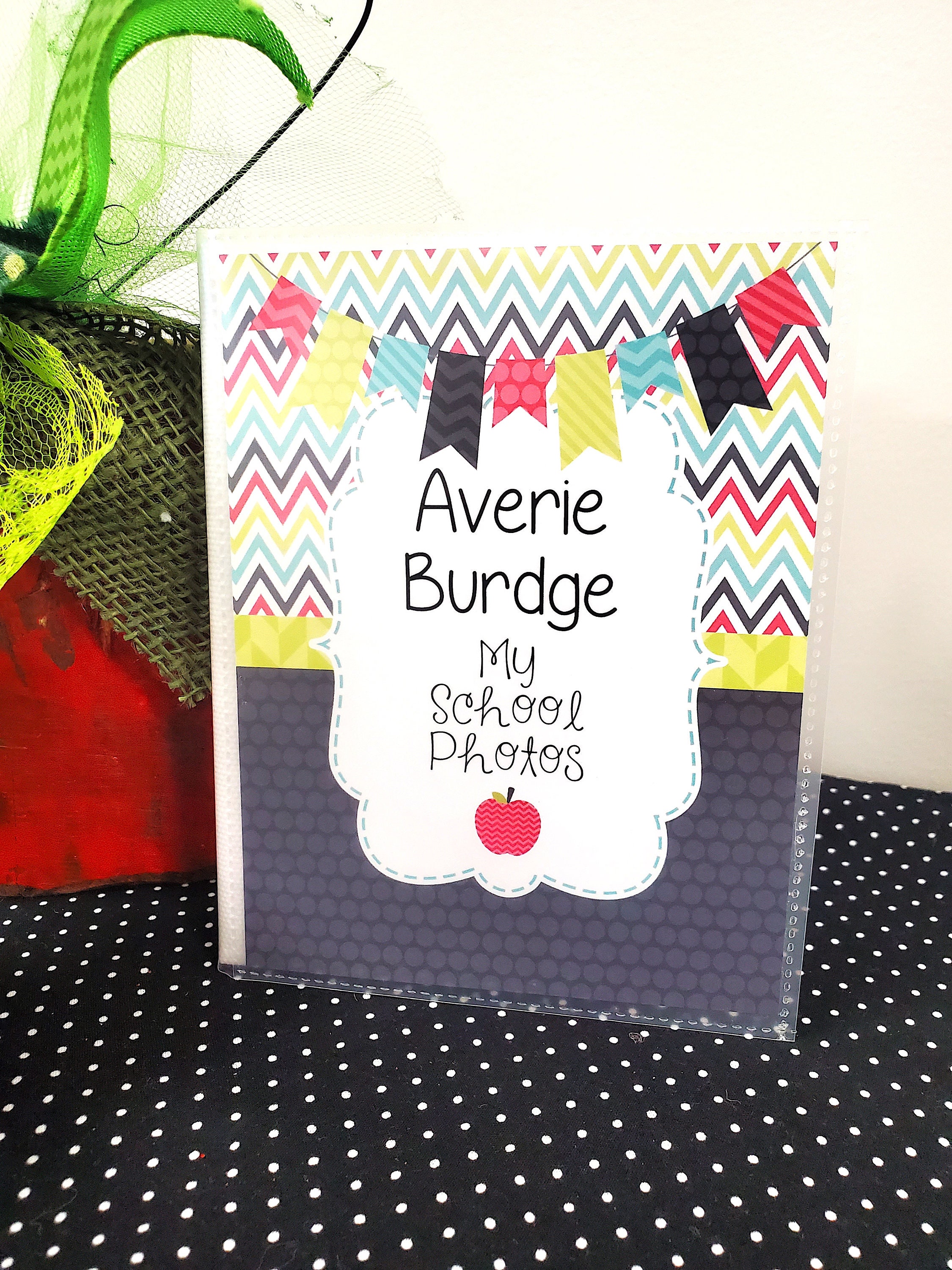 Kids School Photo Album 4x6 Vinyl Photo Book 48 Photos | Etsy