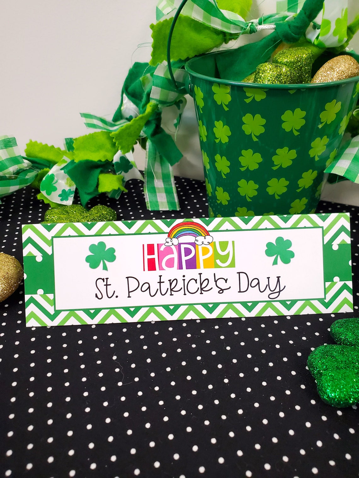 Happy St. Patrick's Day Treat Bag Topper St. | Etsy