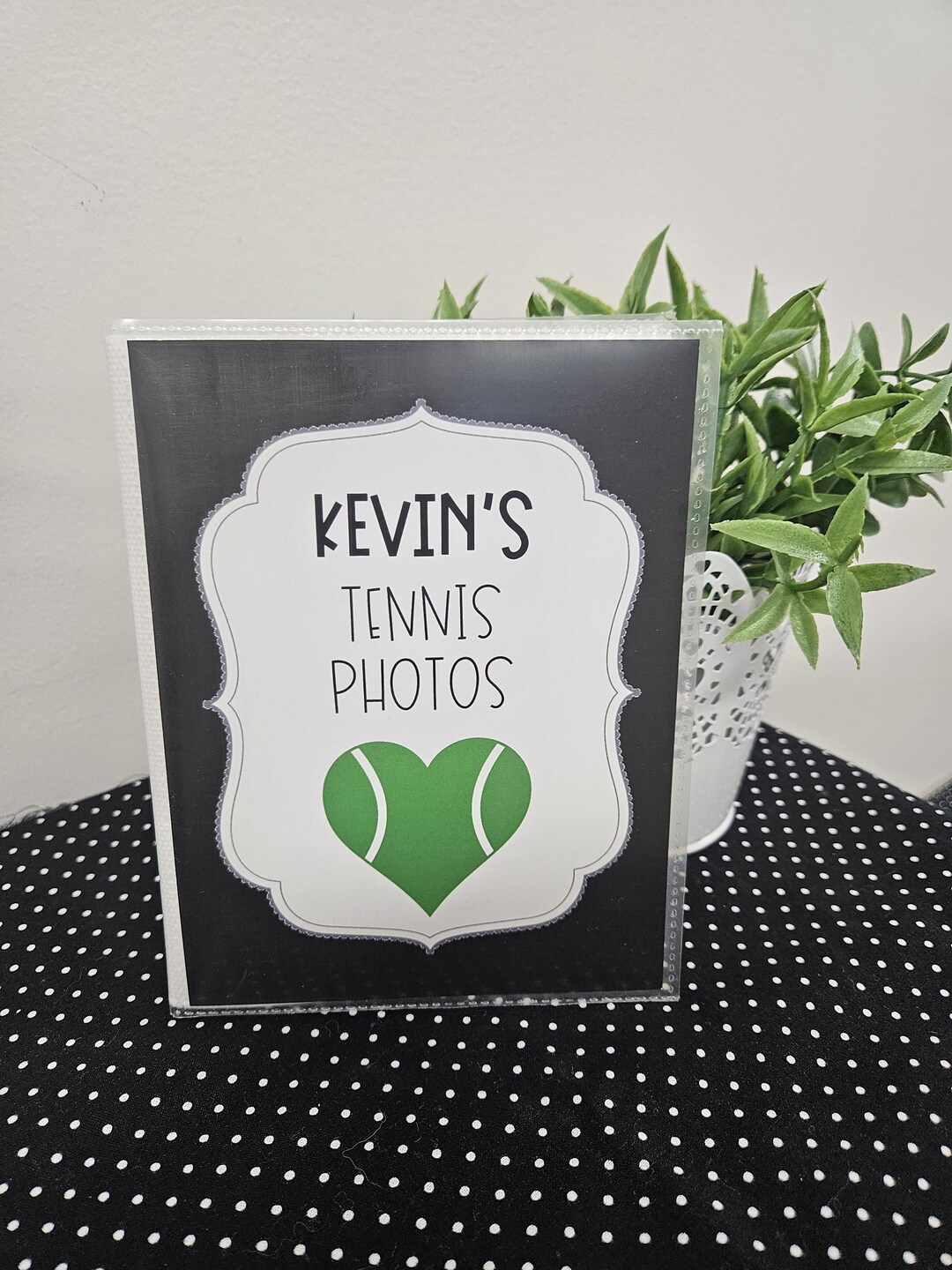 Tennis Photo Album, Small Sports Photo Albums, 4x6 Photo Album, 5x7 ...