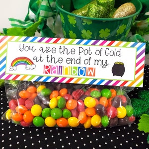 St. Patrick's Party Favor Bag Topper, Candy Bag Topper, You Are the Pot ...