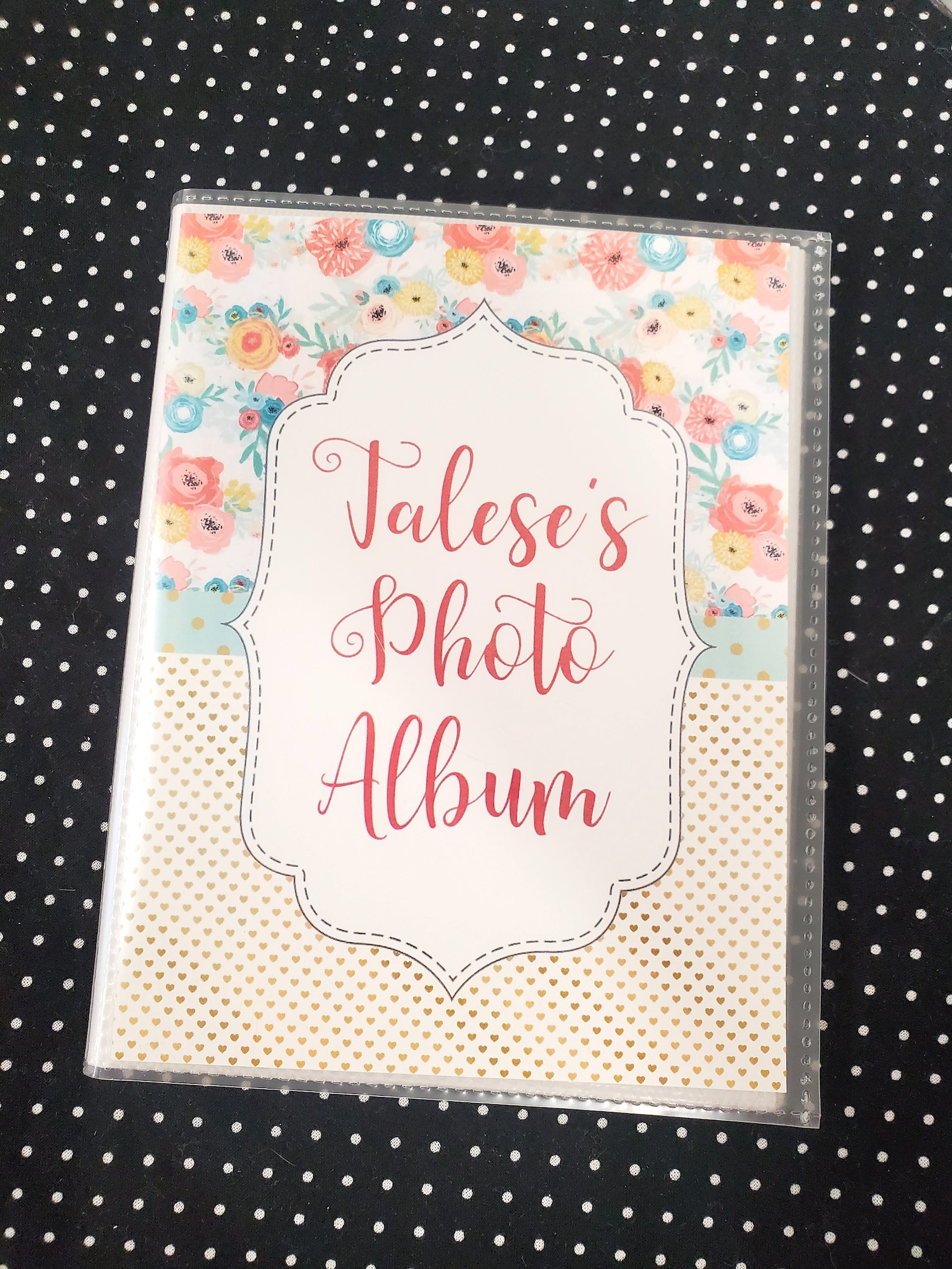 4x6 Floral Photo Album 5x7 Vinyl Photo Book 8x10 - Etsy