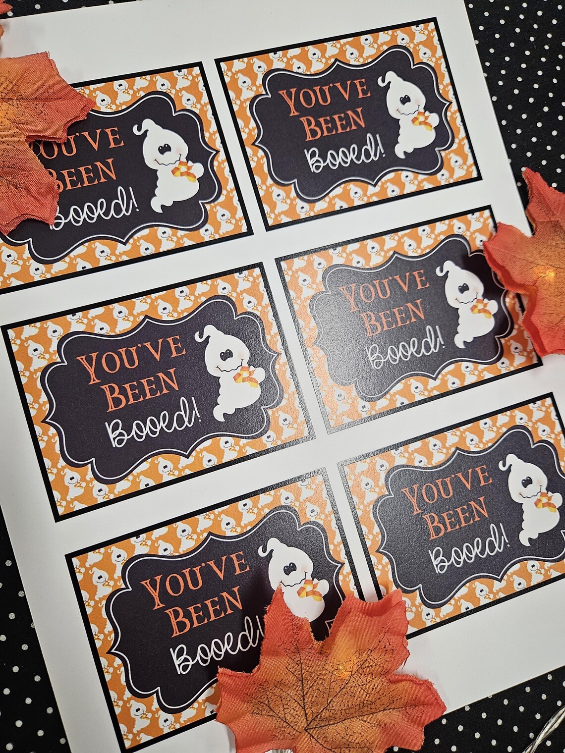 You've Been Booed Gift Tags, Ghost Halloween Gift Tags, You've Been ...