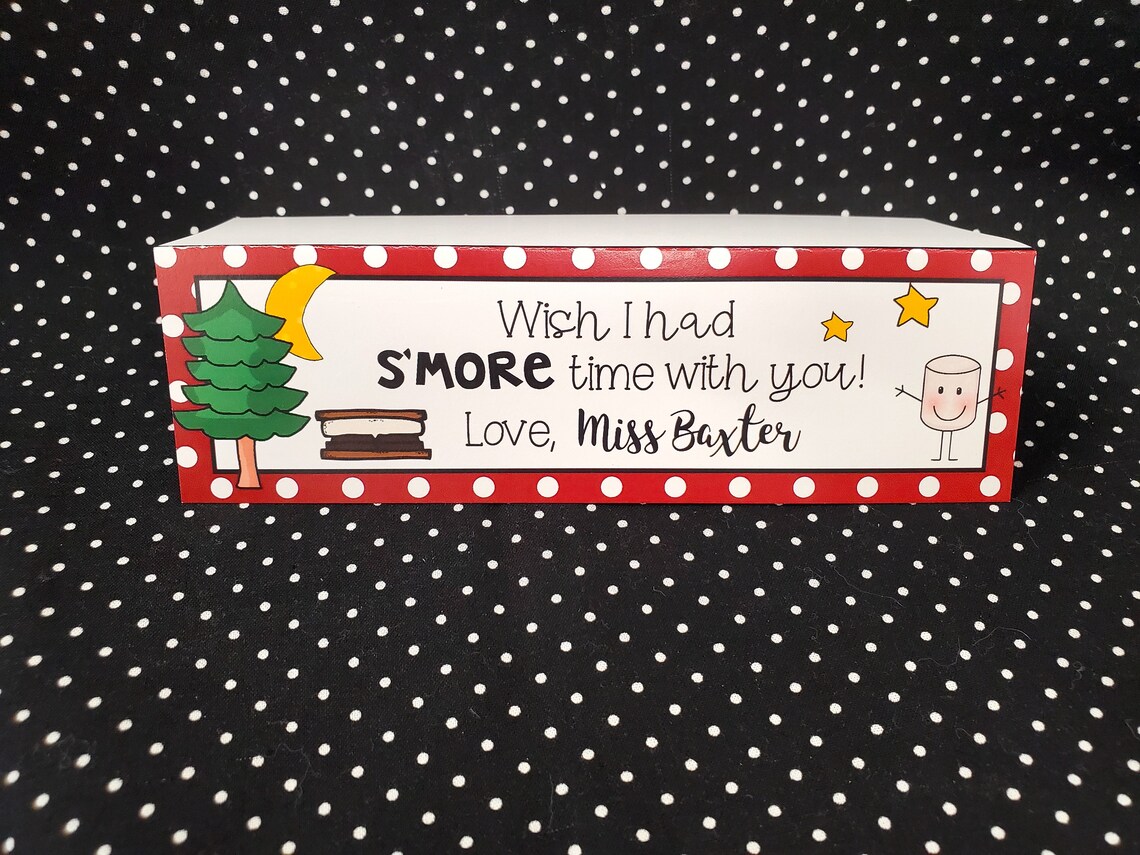 Bag Topper-s'mores Bag Topper-printable Candy Bag - Etsy