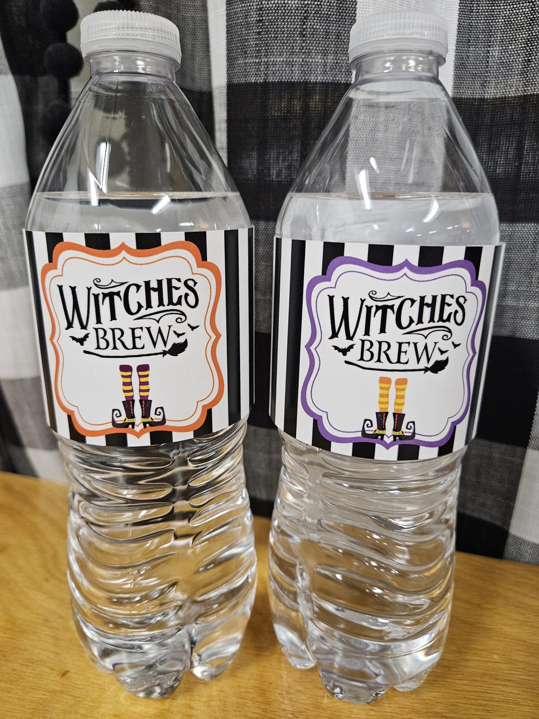 Witches Brew Halloween Water Bottle Labels, Printable Halloween Drink ...