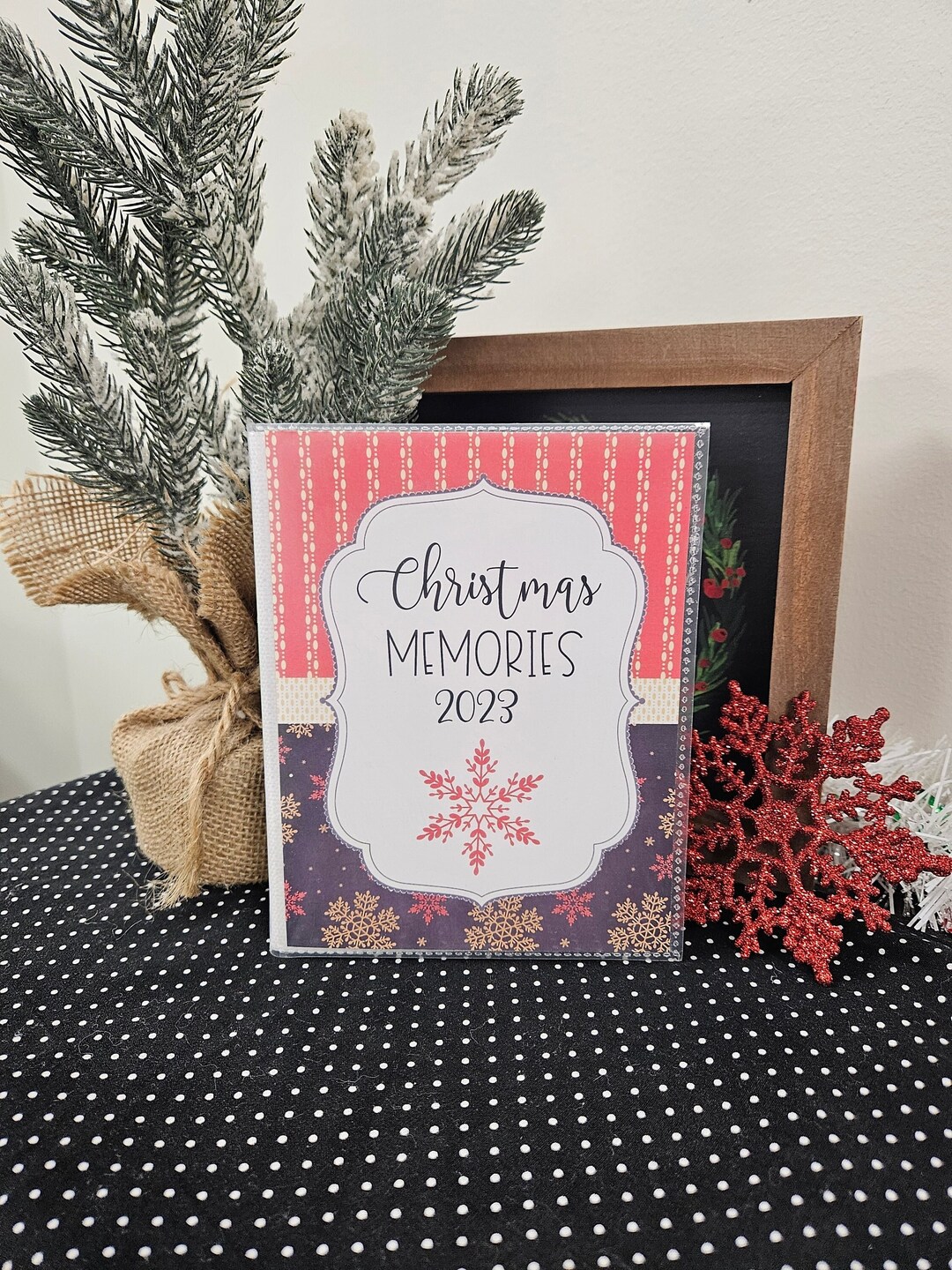Christmas Photo Album 4x6, 5x7 Christmas Memory Book, 8x10 Holiday ...