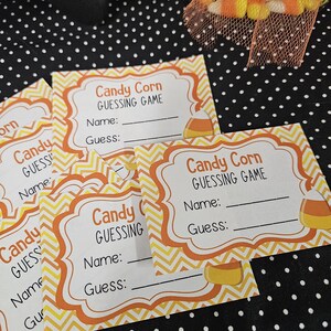 Candy Corn Guessing Game, Printable Candy Corn Guessing Game ...