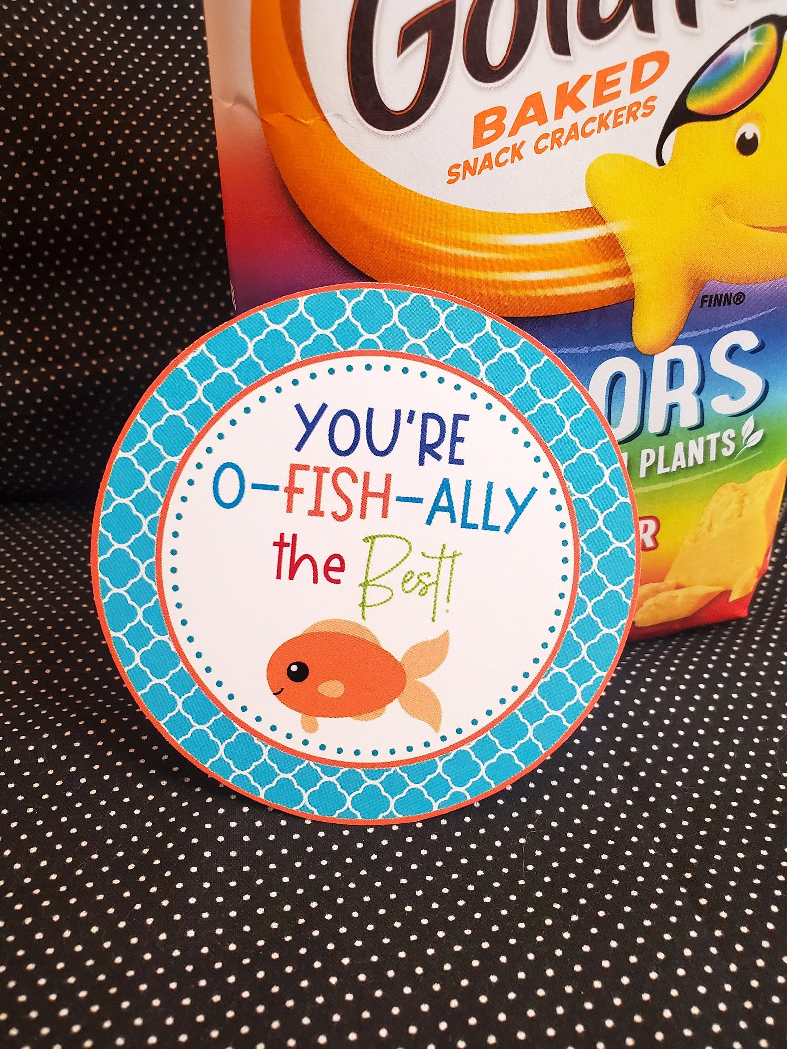 You're O-fish-ally the Best Gift Tags, Fish Gift Tags, Printable Fish ...