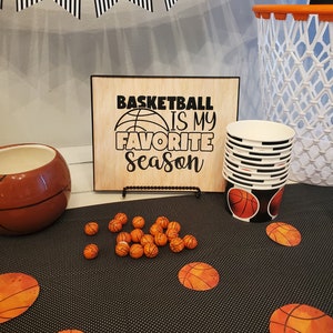 Basketball Party Sign: 8x10 Printable Decor (PDF) - Etsy