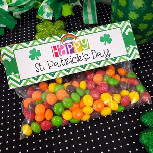 Happy St. Patrick's Day Treat Bag Topper, St. Patrick's Day Printables ...