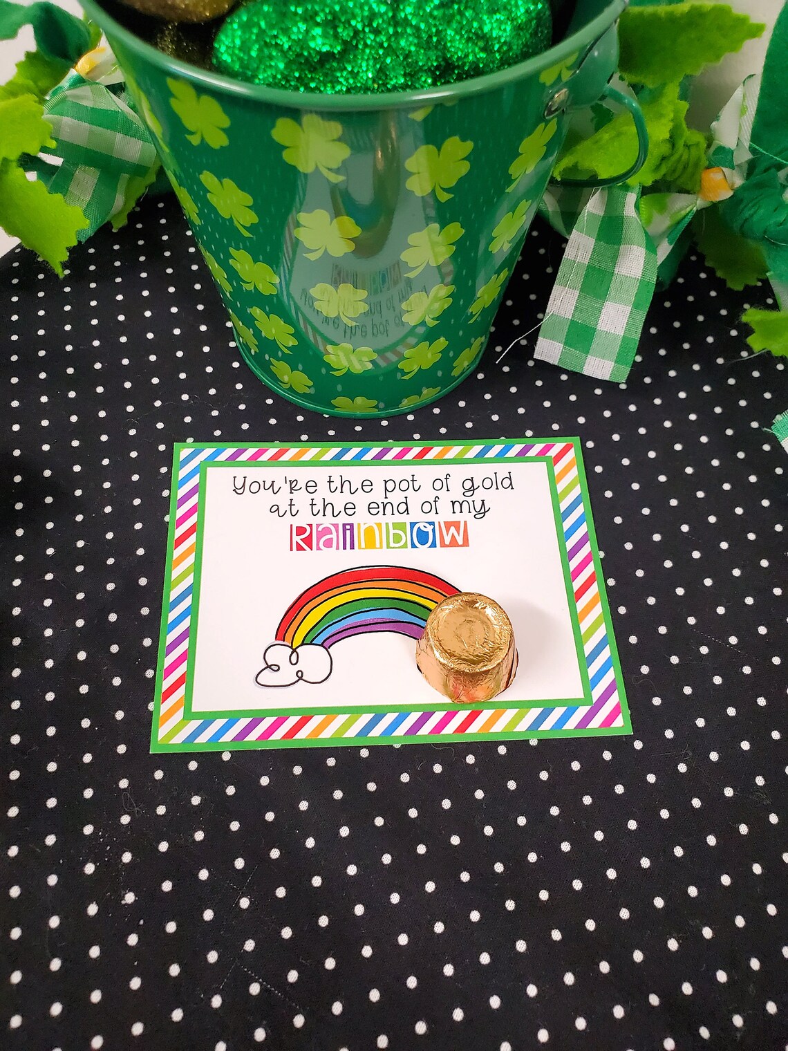 You're the Pot of Gold at the End of My Rainbow Gift Tags | Etsy
