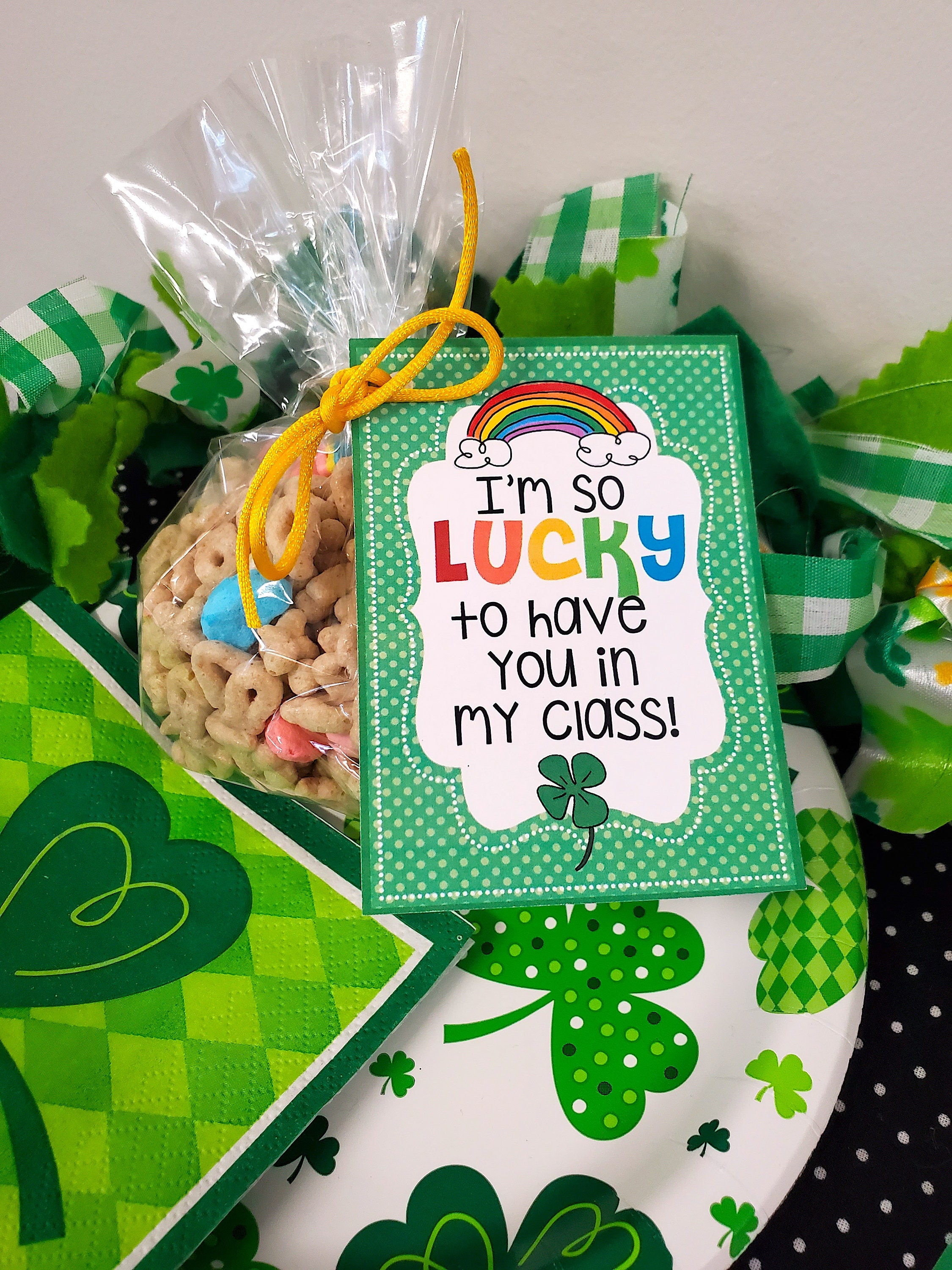 I'm so Lucky to Have You in My Class Gift Tags Printable | Etsy