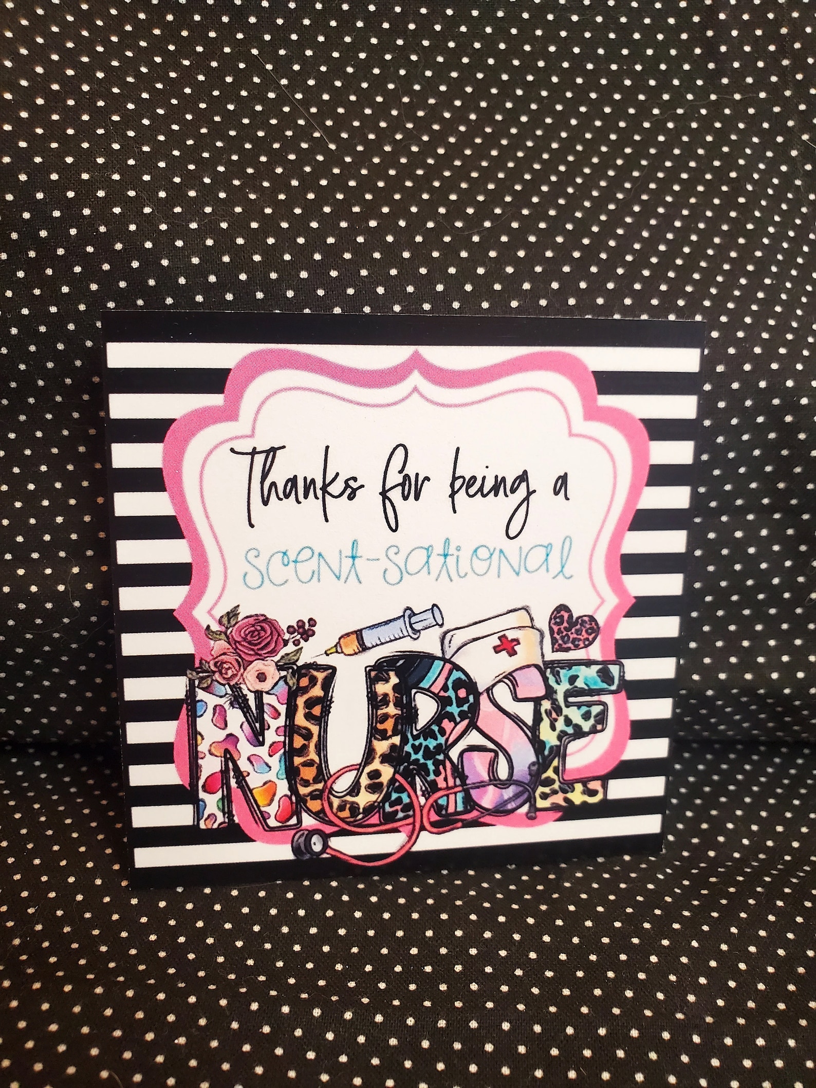 Nurse Gift Tags Thanks for Being a Scent-sational Nurse - Etsy