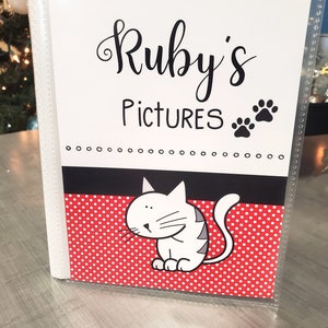 Cat Photo Album, Pet Photo Book, Kitten Photo Album, Family Memories ...