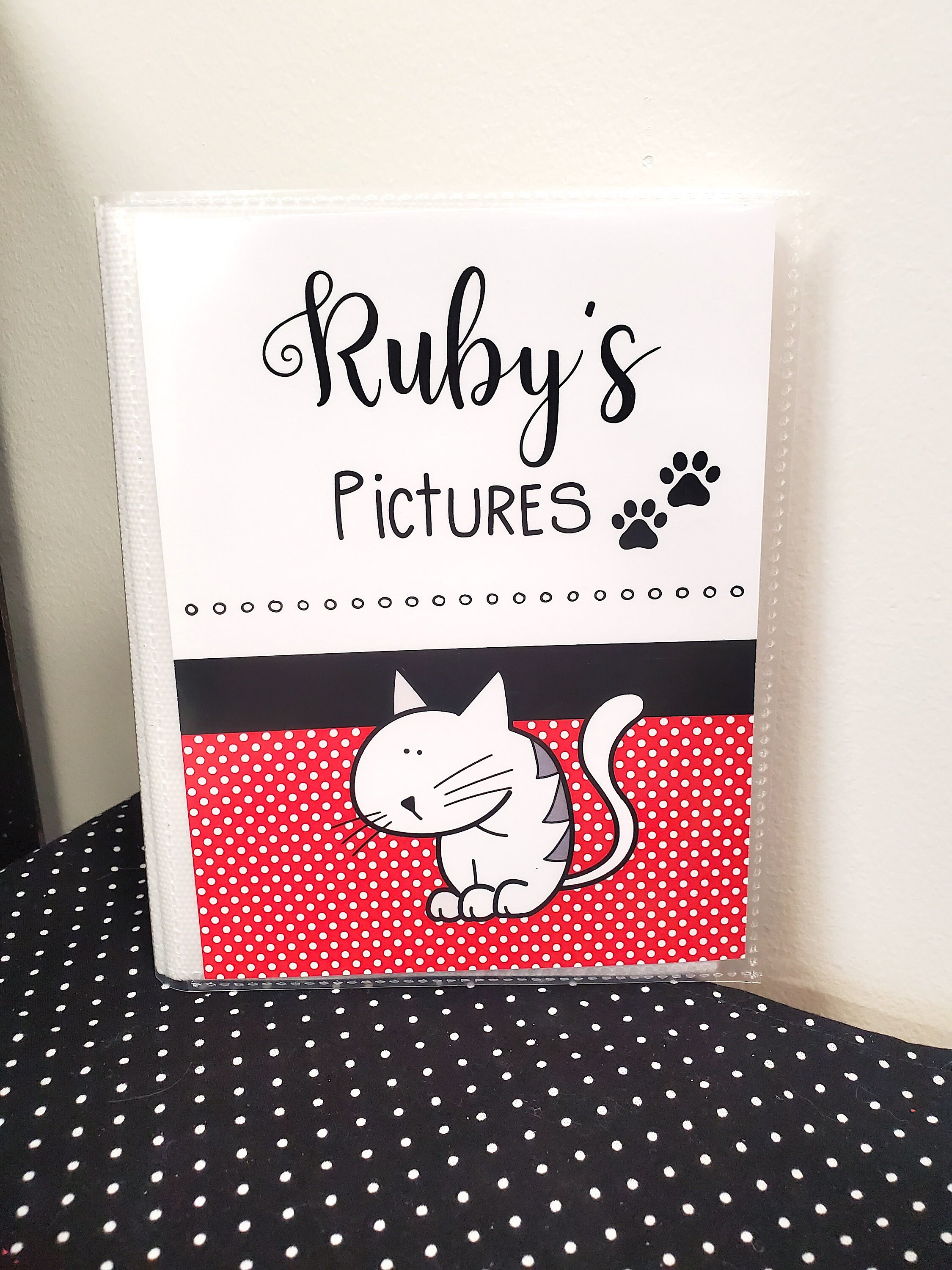 Cat Photo Album Pet Photo Book Kitten Photo Album Family | Etsy