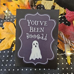 You've Been Booed Gift Tags, Halloween Gift Tags, You've Been Booed ...