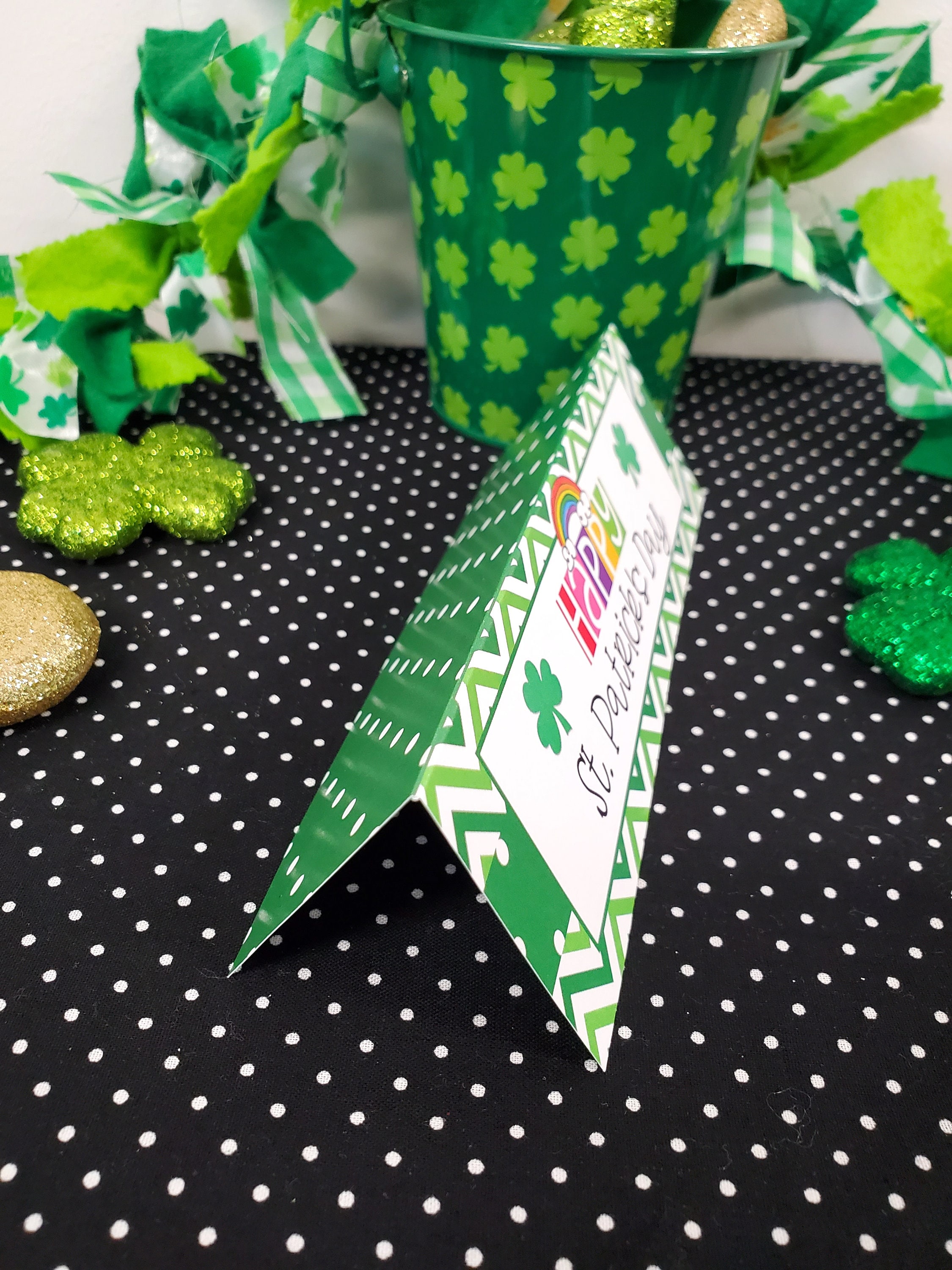 Happy St. Patrick's Day Treat Bag Topper, St. Patrick's Day Printables ...