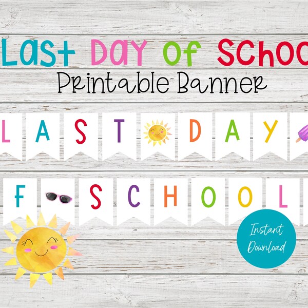 School Banner - Etsy
