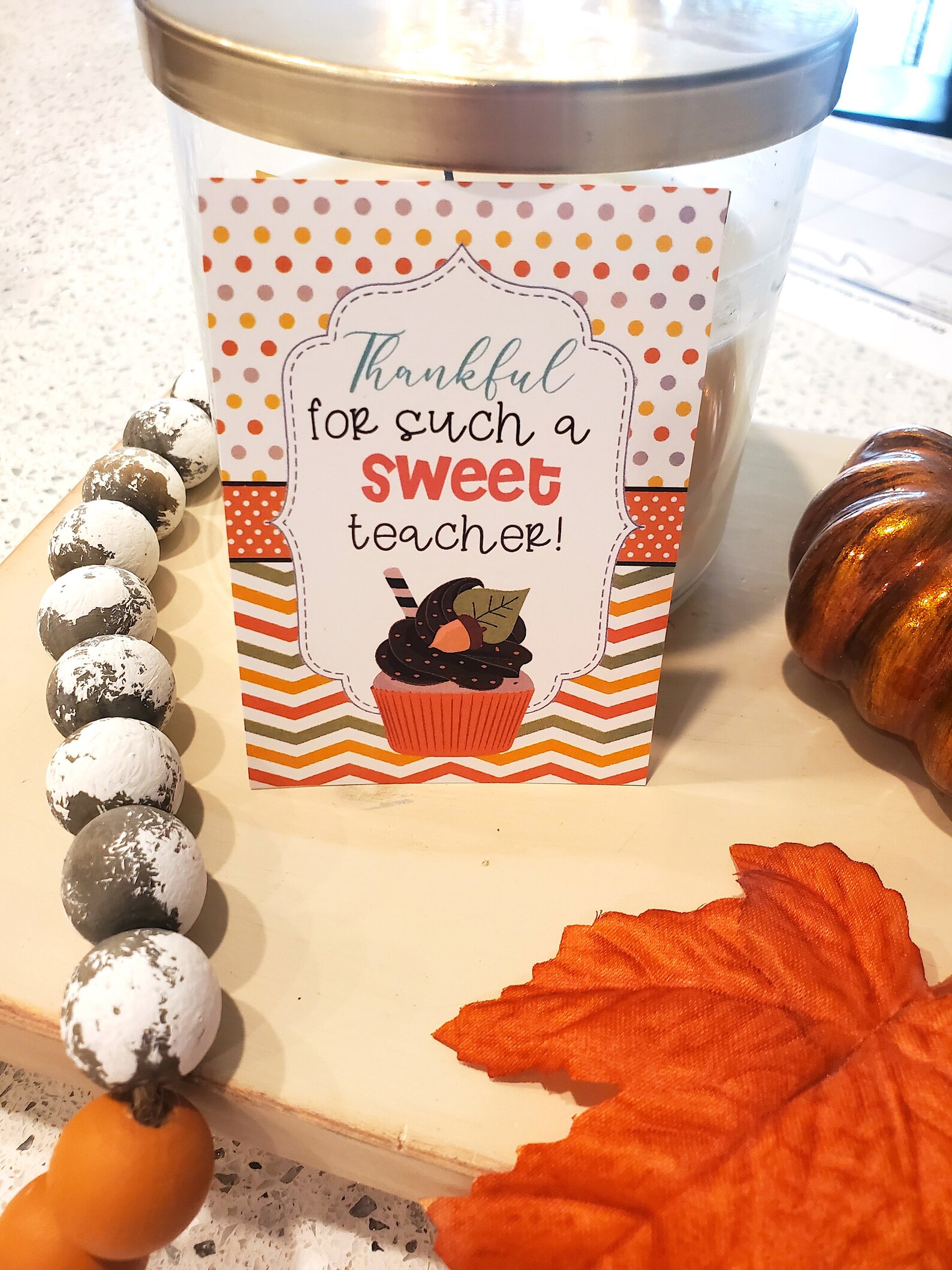 Fall Teacher Gift Tags Sweet Teacher Tags Thanksgiving Gift - Etsy