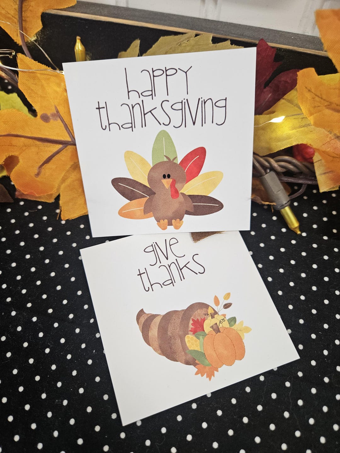Happy Thanksgiving Gift Tags, Turkey Gift Tags, Give Thanks Gift Tags ...