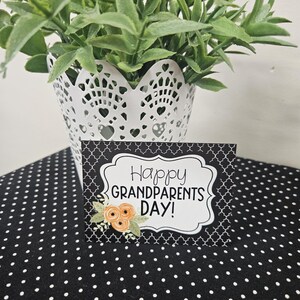 Grandparents Day Gift Tags, Printable Gift Tags for Grandparents Day ...