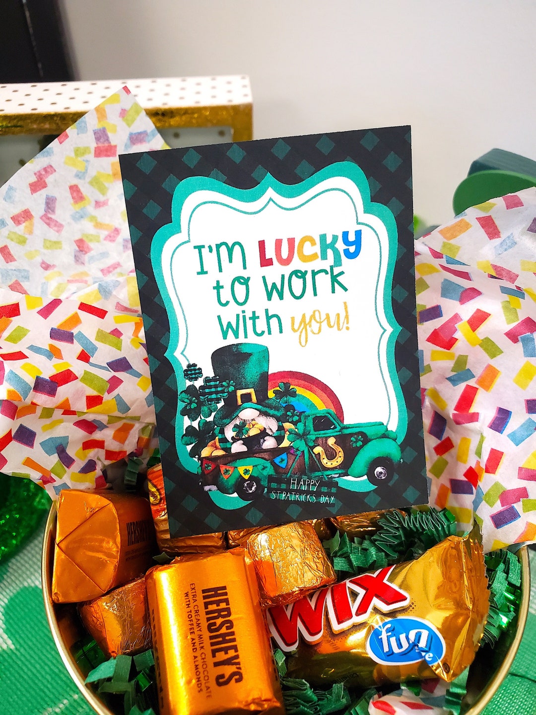 I'm Lucky to Work With You Printable Gift Tags for St. Patrick's Day ...