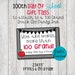 You Are Worth More Than 100 Grand Gift Tags for the 100th Day of School ...