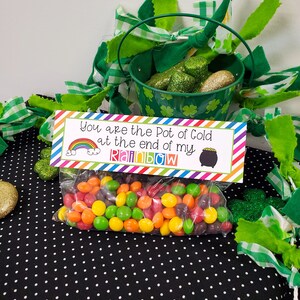 St. Patrick's Party Favor Bag Topper, Candy Bag Topper, You Are the Pot ...