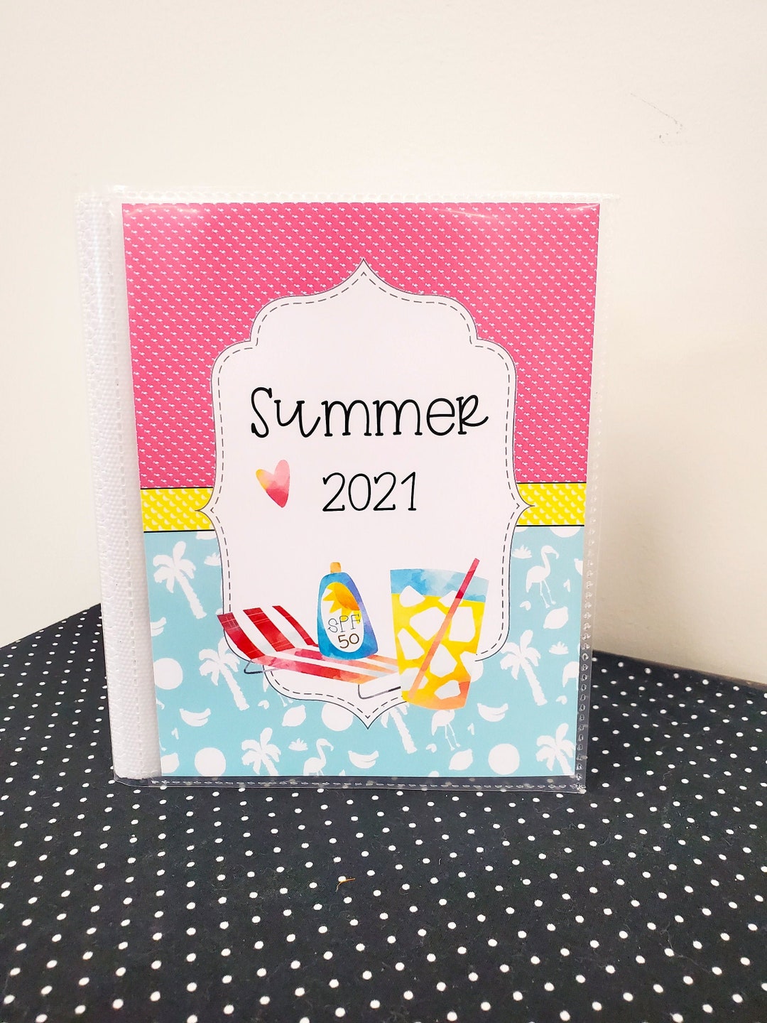 Summer Photo Album, 4x6 Vinyl Photo Book, Summer Vacation 5x7 Memory ...