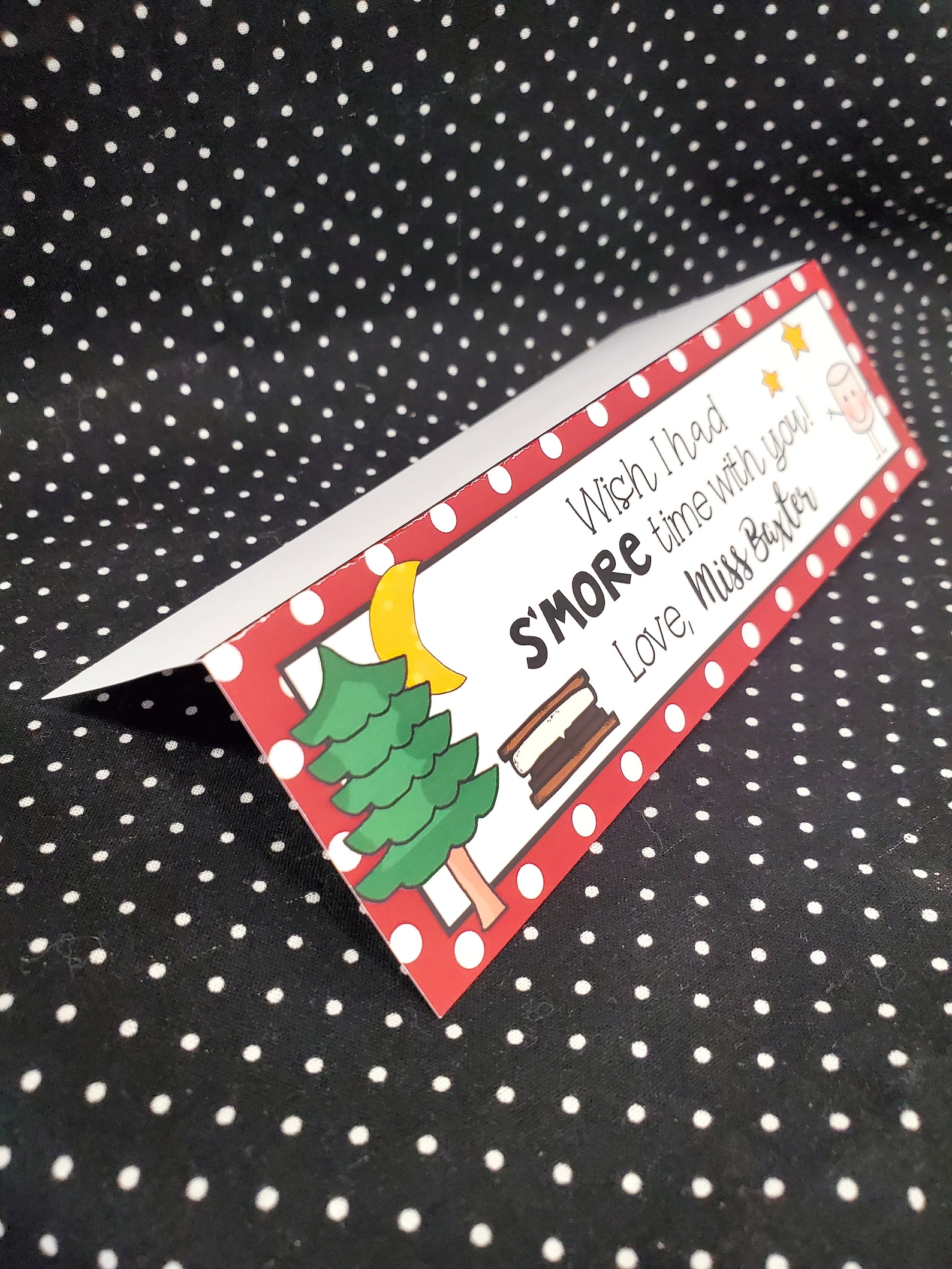 Bag Topper-s'mores Bag Topper-printable Candy Bag - Etsy