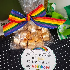 You Are the Pot of Gold at the End of My Rainbow Gift Tags, St. Patrick ...