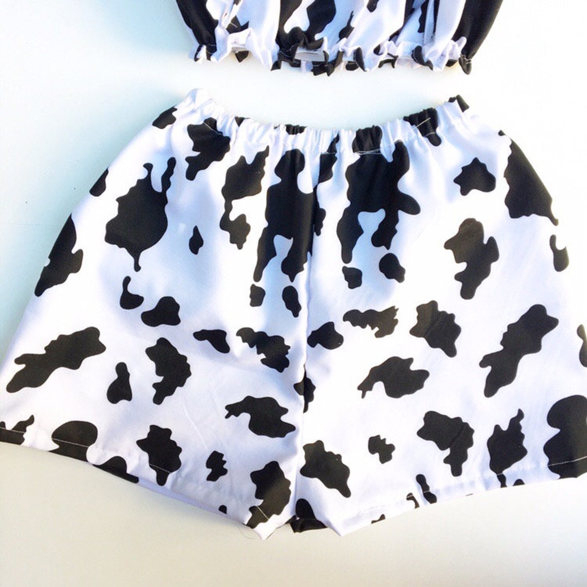 Handmade Cow Print Two Piece Set - Etsy